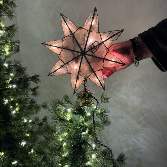 Holiday | Enchanted Forest White Star Tree Topper | Poshmark